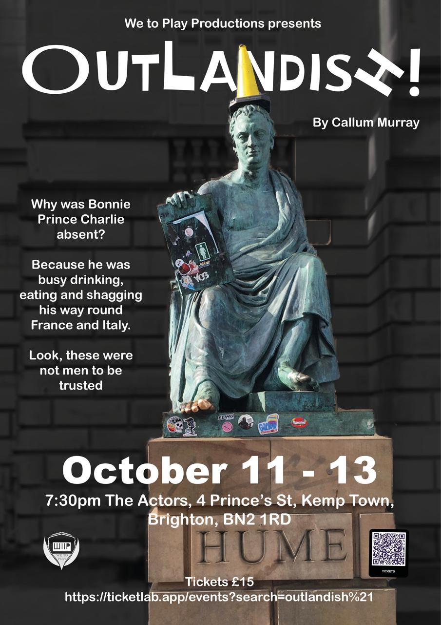 OUTLANDISH! @ The Actors - Brighton Events Guide!
